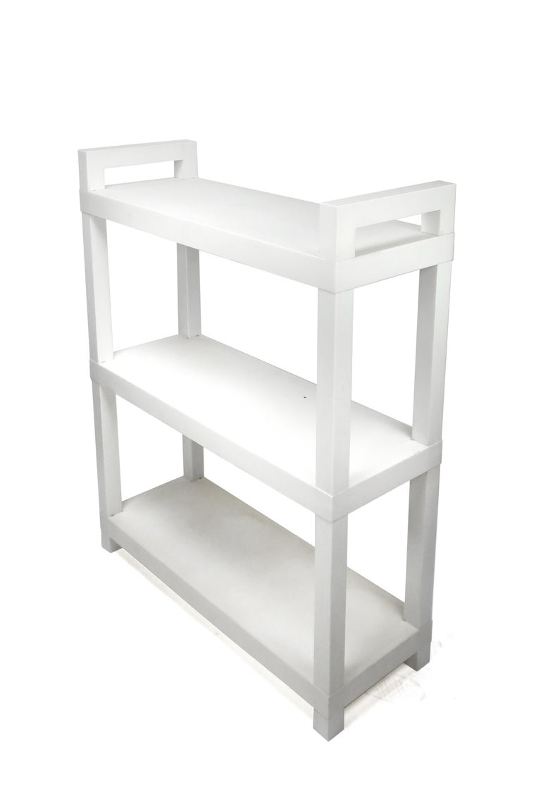 1970s Mid-Century Modern Yellow and White Plastic Shelving For Sale at ...