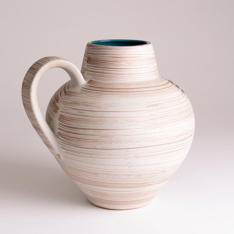 1970s Midcentury West German Abstract Pottery Vase by Carstens ...