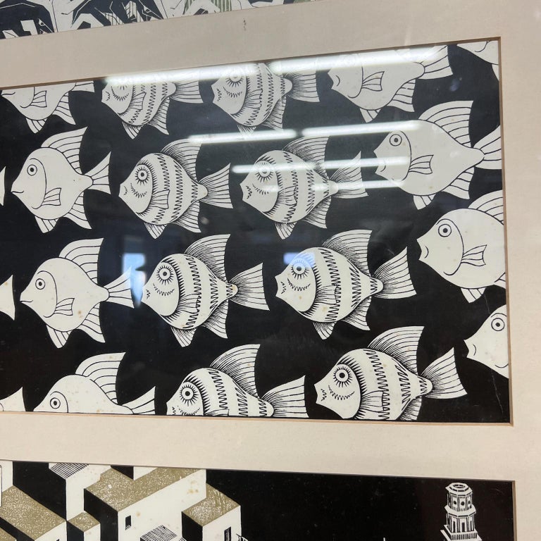1970s Modern Art Print Metamorphose Graphic Art XI 39 M.C. Escher at ...