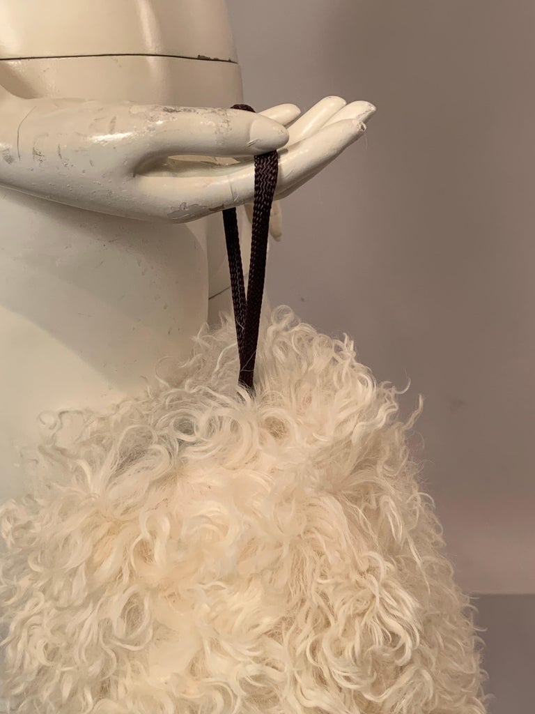 1970's Mongolian Curly Lamb Muff For Sale at 1stDibs