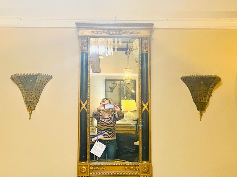 1970s Moroccan Brass Triangle Wall Sconce, a Pair at 1stDibs | triangle ...