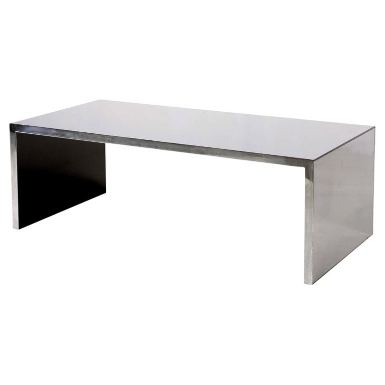 1970s Nanda Vigo Low Mirror Table "Four Corners" by Driade Italy For ...