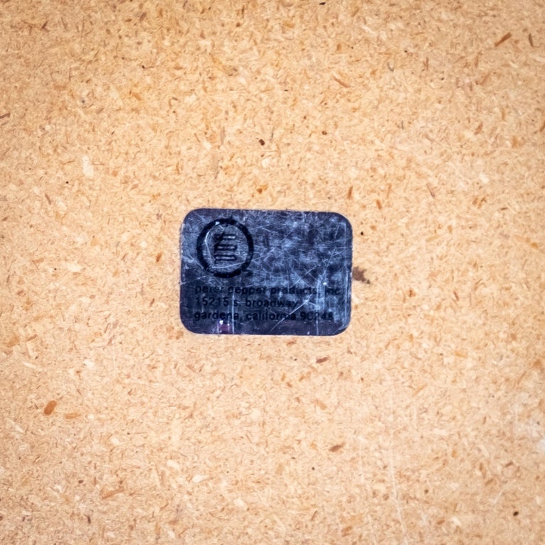 1970s Oak and Chrome Peter Pepper Letter Tray and Mail Holder For Sale ...