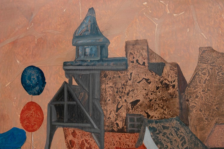 1970s Oil on Canvas Painting by the Artist Rafael Amezaga For Sale at ...