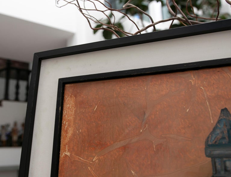 1970s Oil on Canvas Painting by the Artist Rafael Amezaga For Sale at ...