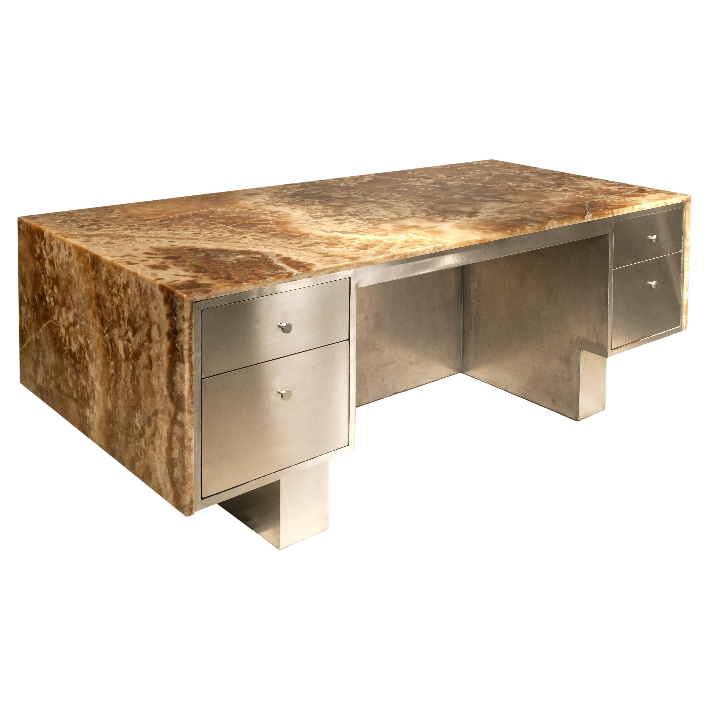 Vintage Steel Desk at 1stDibs | vintage steel desks, vintage steel ...