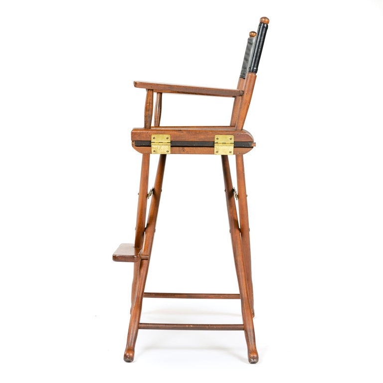 1970s Pair of High Director's Chairs at 1stDibs