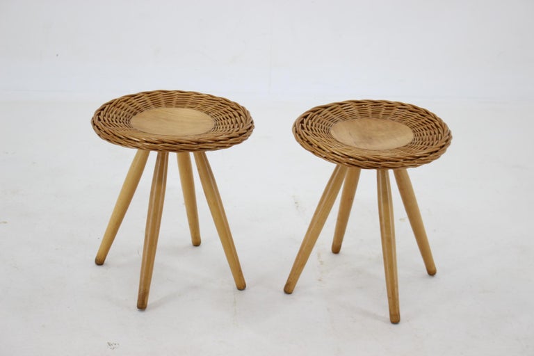 1970s Pair of Jan Kalous Side Tables for ULUV, Czechoslovakia For Sale ...