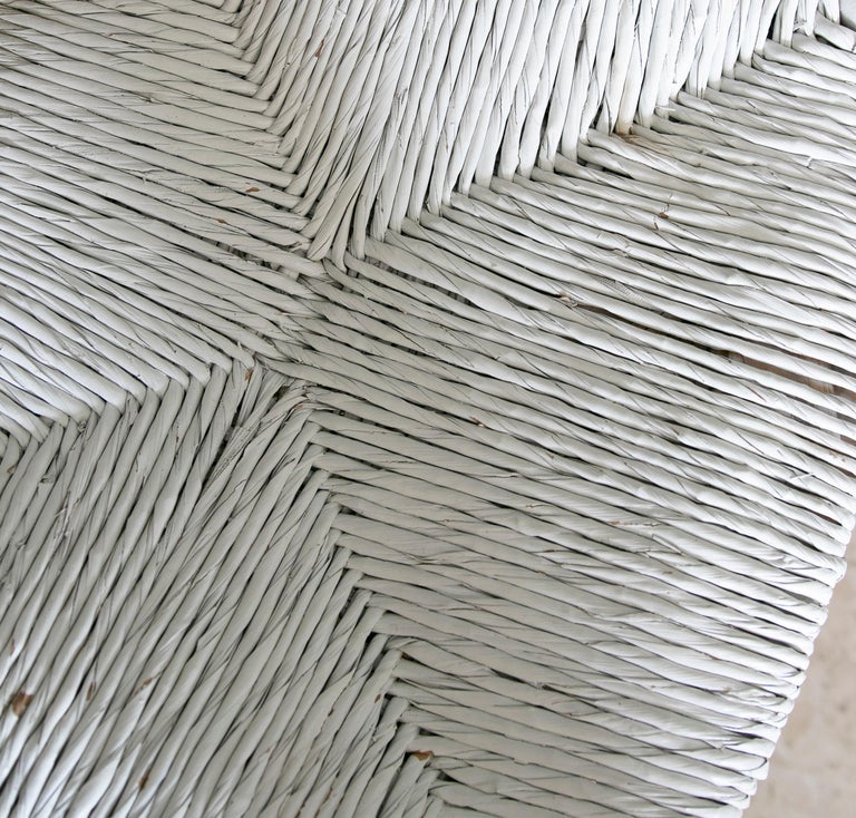 1970s Pair of White Chairs with Enea Seating For Sale at 1stDibs