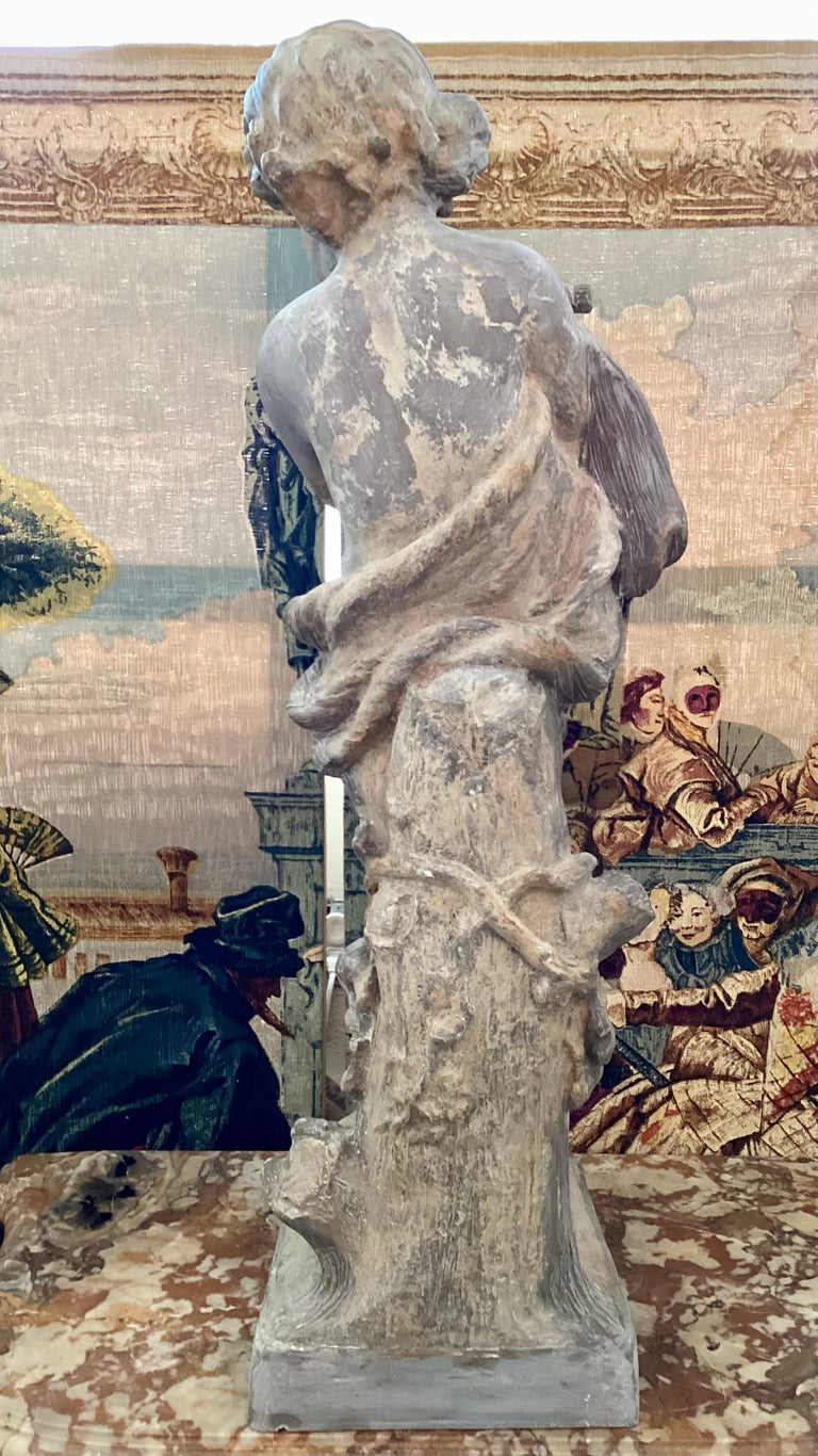 1970s Pan Large Cast Statue For Sale at 1stDibs
