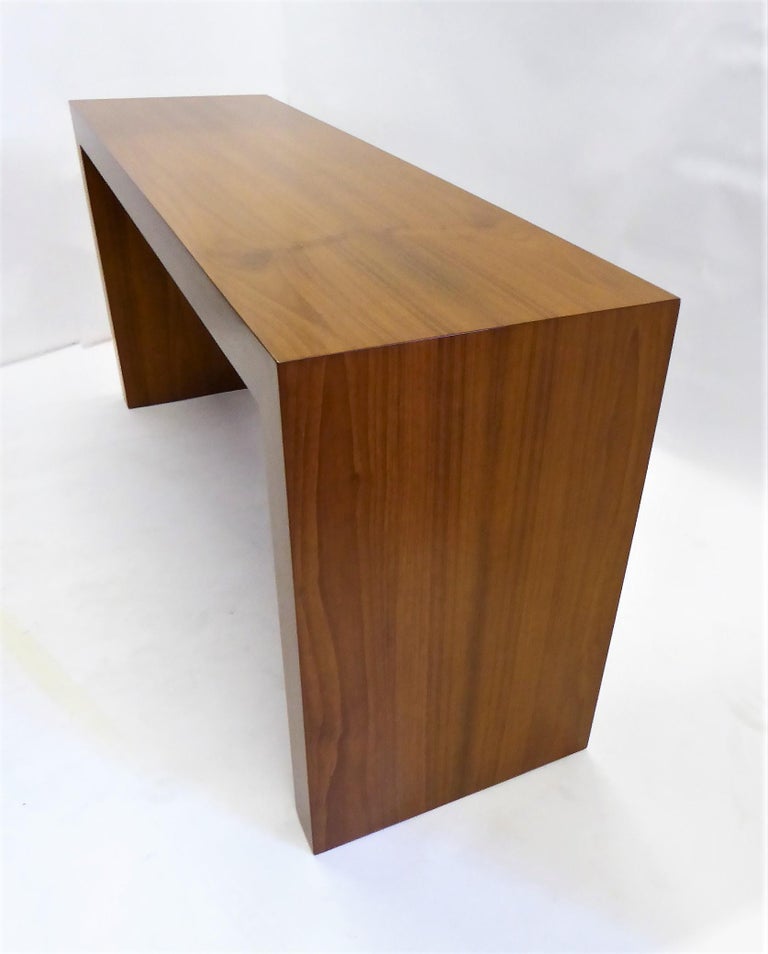 1970s Paul Mayen Teak Panel Console Table for Intrex Habitat at 1stDibs