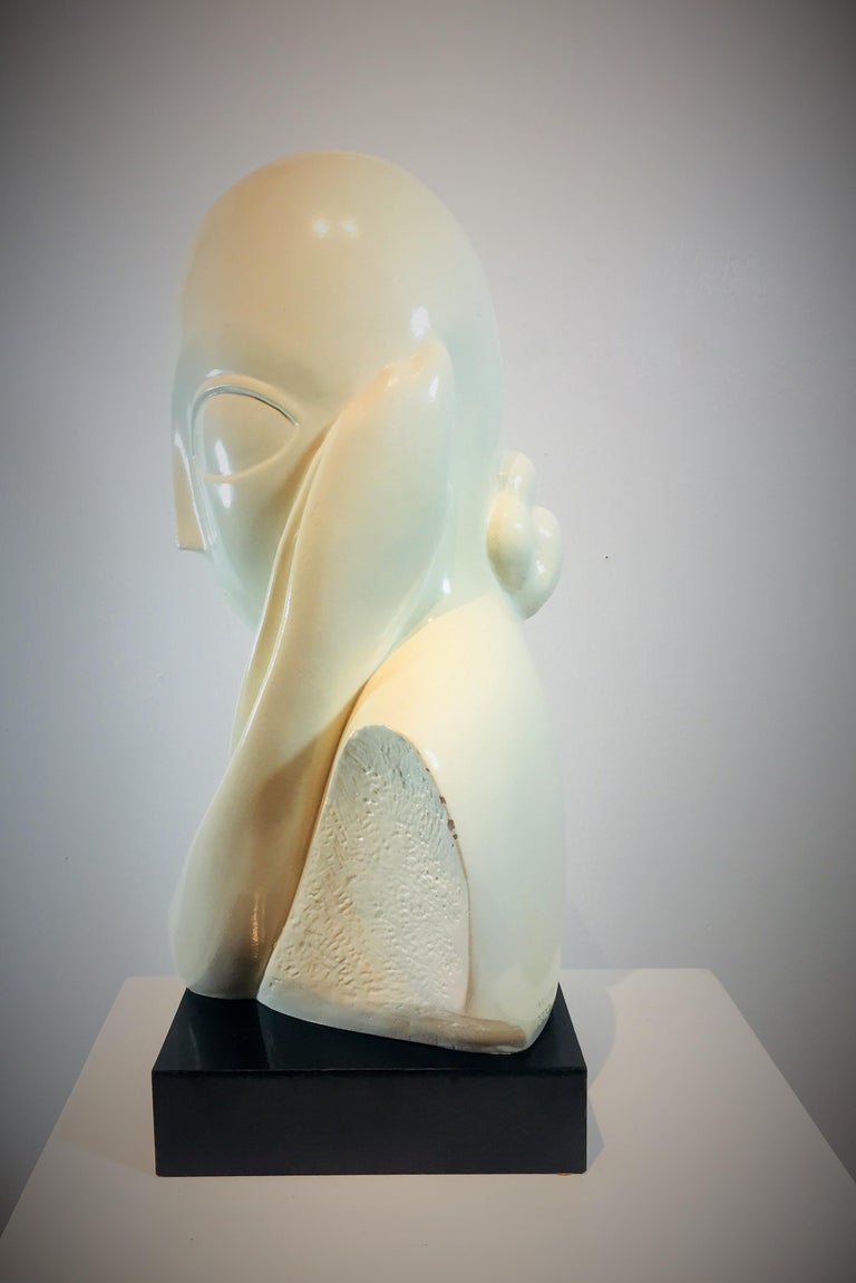 1970s Plaster Female Sculpture at 1stDibs