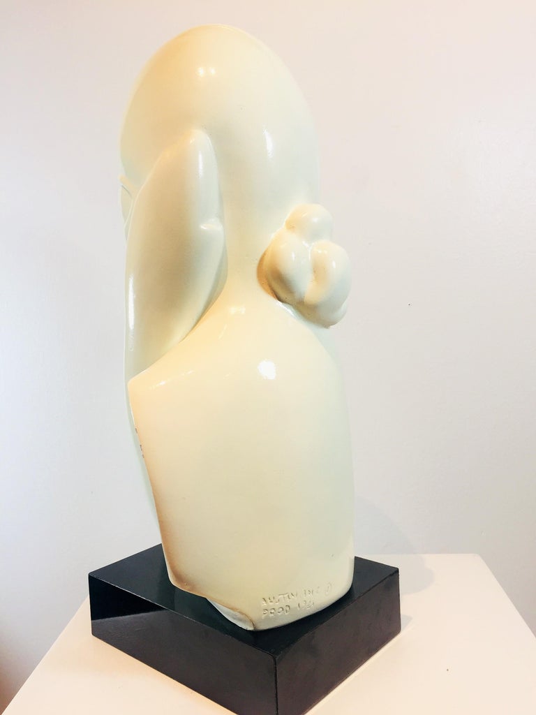 1970s Plaster Female Sculpture at 1stDibs