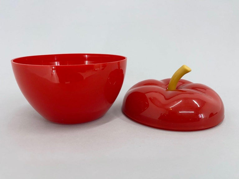 1970's Plastic Box in the Shape of an Apple, Czechoslovakia For Sale at ...