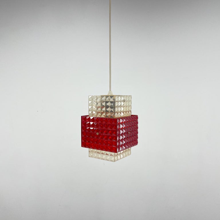 1970's Plastic Pendant Light, Germany For Sale at 1stDibs