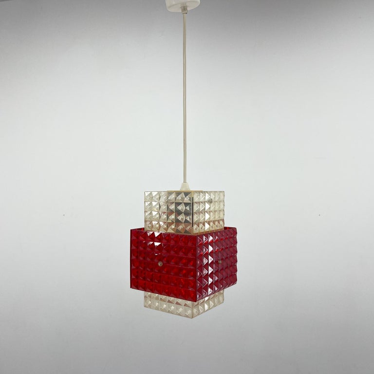 1970's Plastic Pendant Light, Germany For Sale at 1stDibs