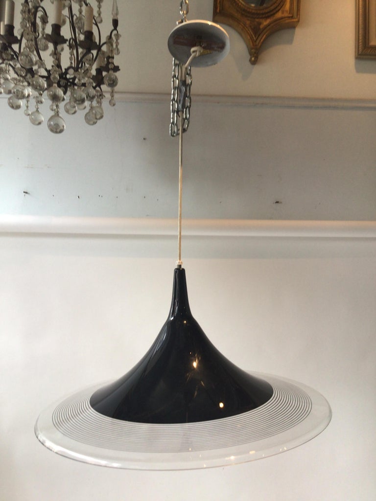 1970s Plastic Witch Hat Chandelier For Sale at 1stDibs