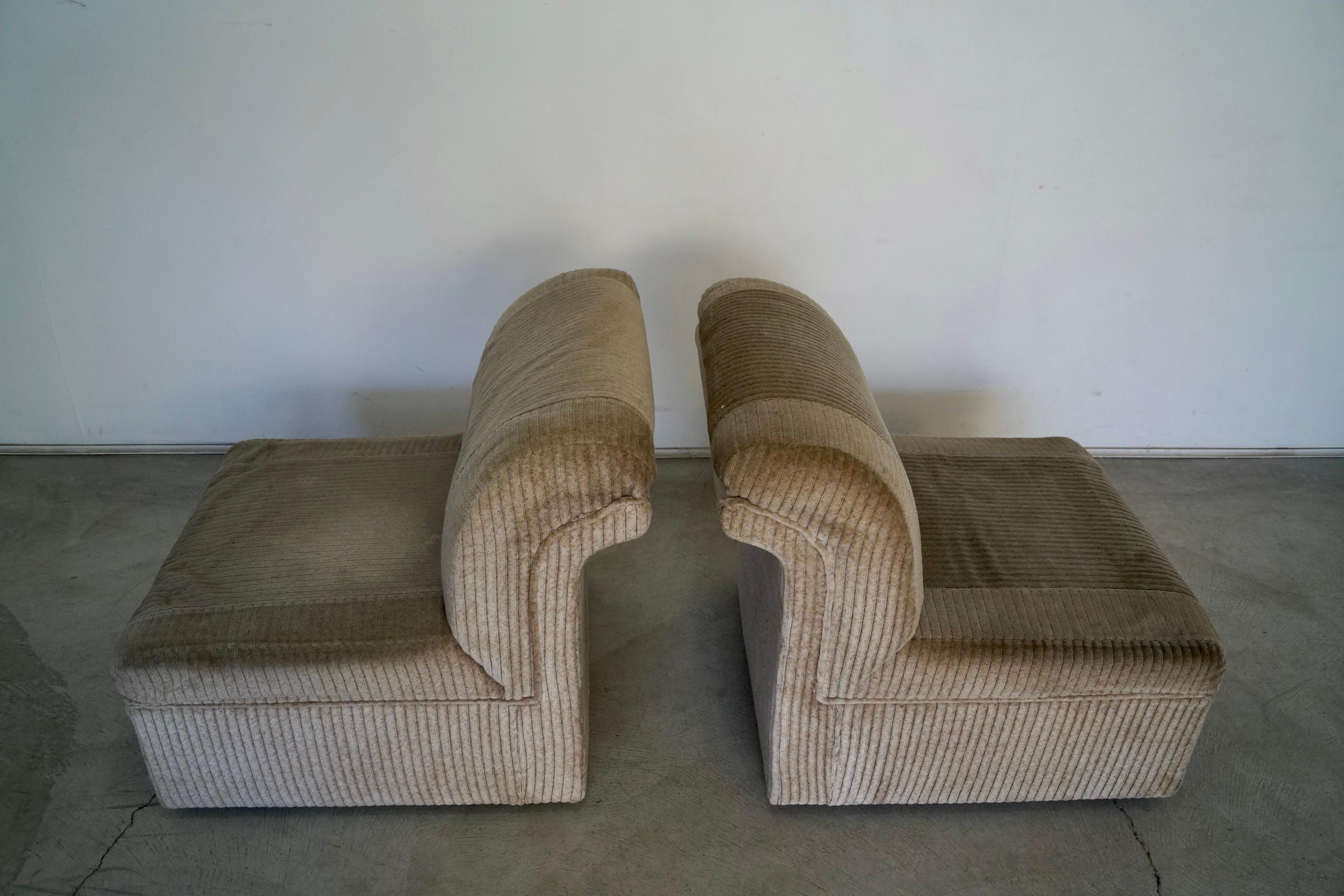 1970s Postmodern 6-Piece Modular Sectional Sofa For Sale at 1stDibs