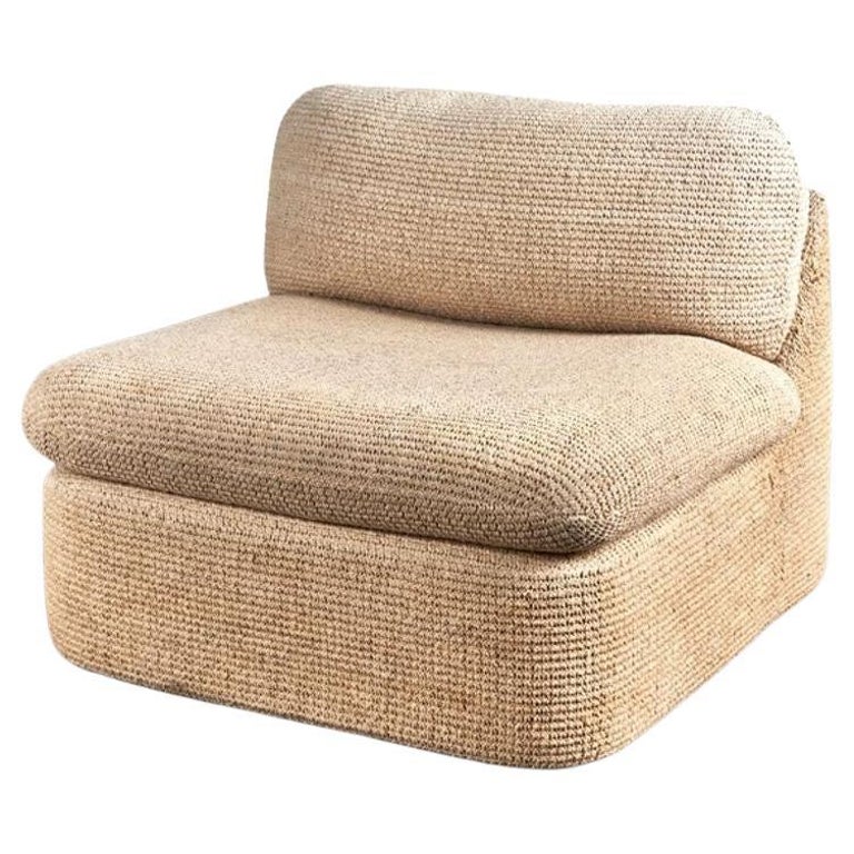 1970's Postmodern Slipper Lounge Chair For Sale at 1stDibs