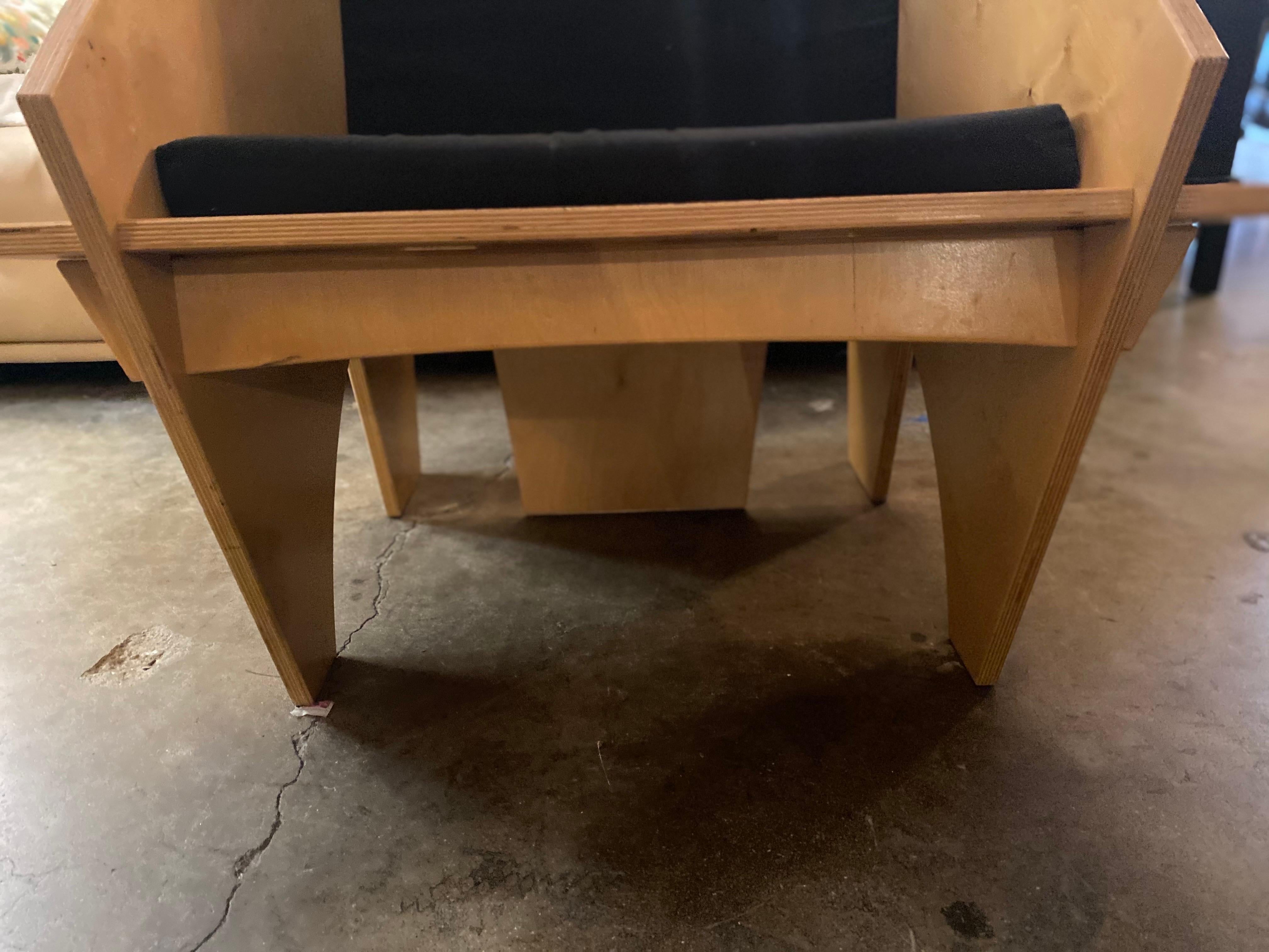 1970s Puzzle Chair Made of Birch Plywood at 1stDibs