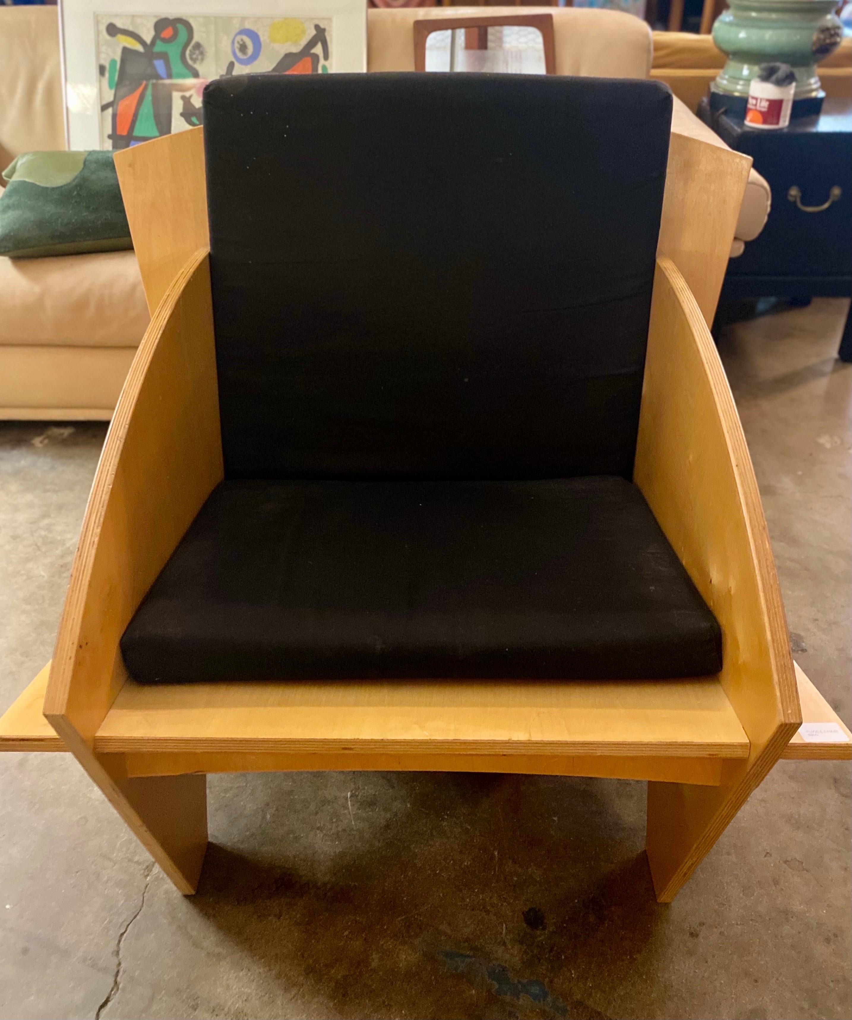 1970s Puzzle Chair Made of Birch Plywood at 1stDibs
