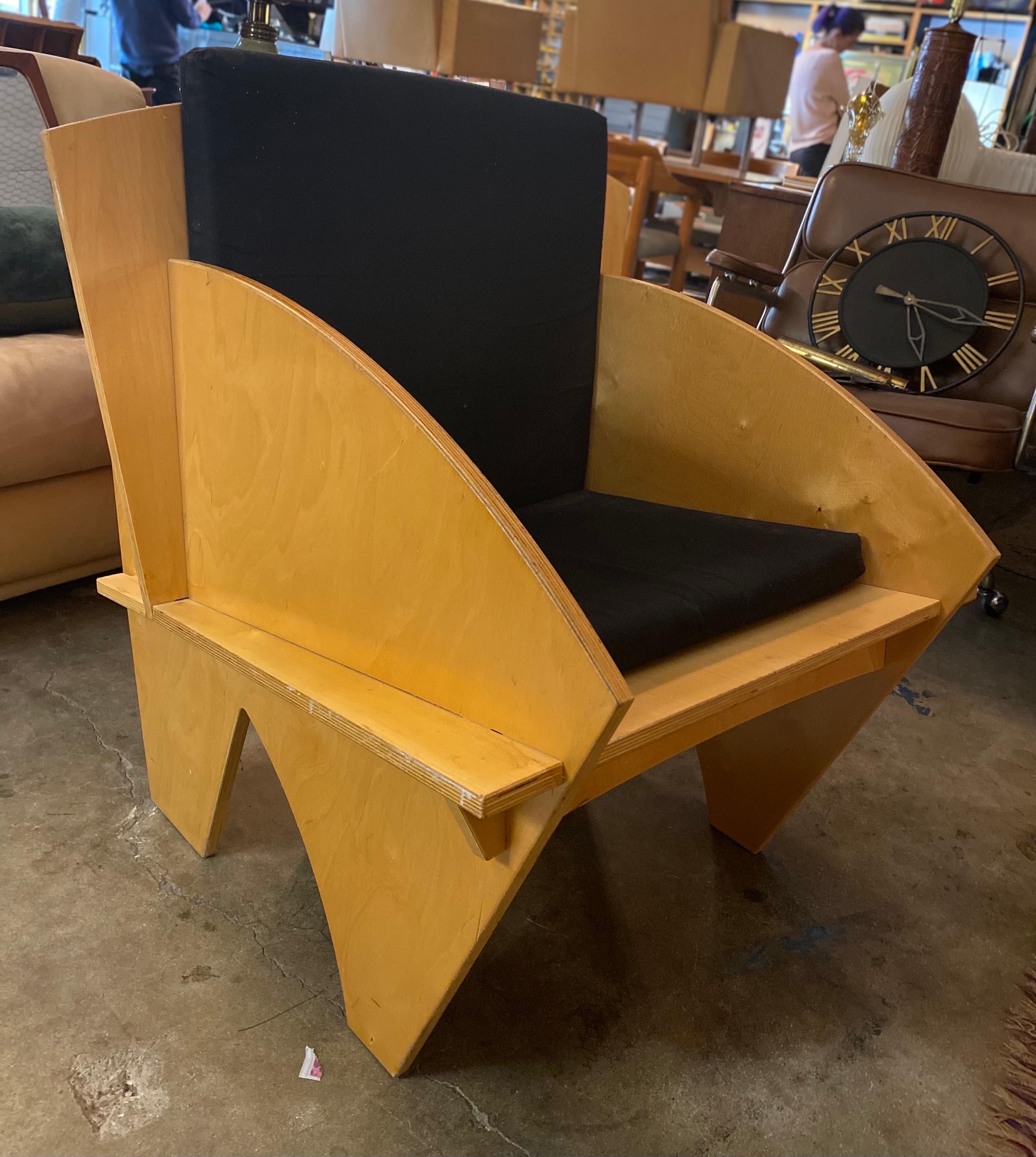 1970s Puzzle Chair Made of Birch Plywood at 1stDibs