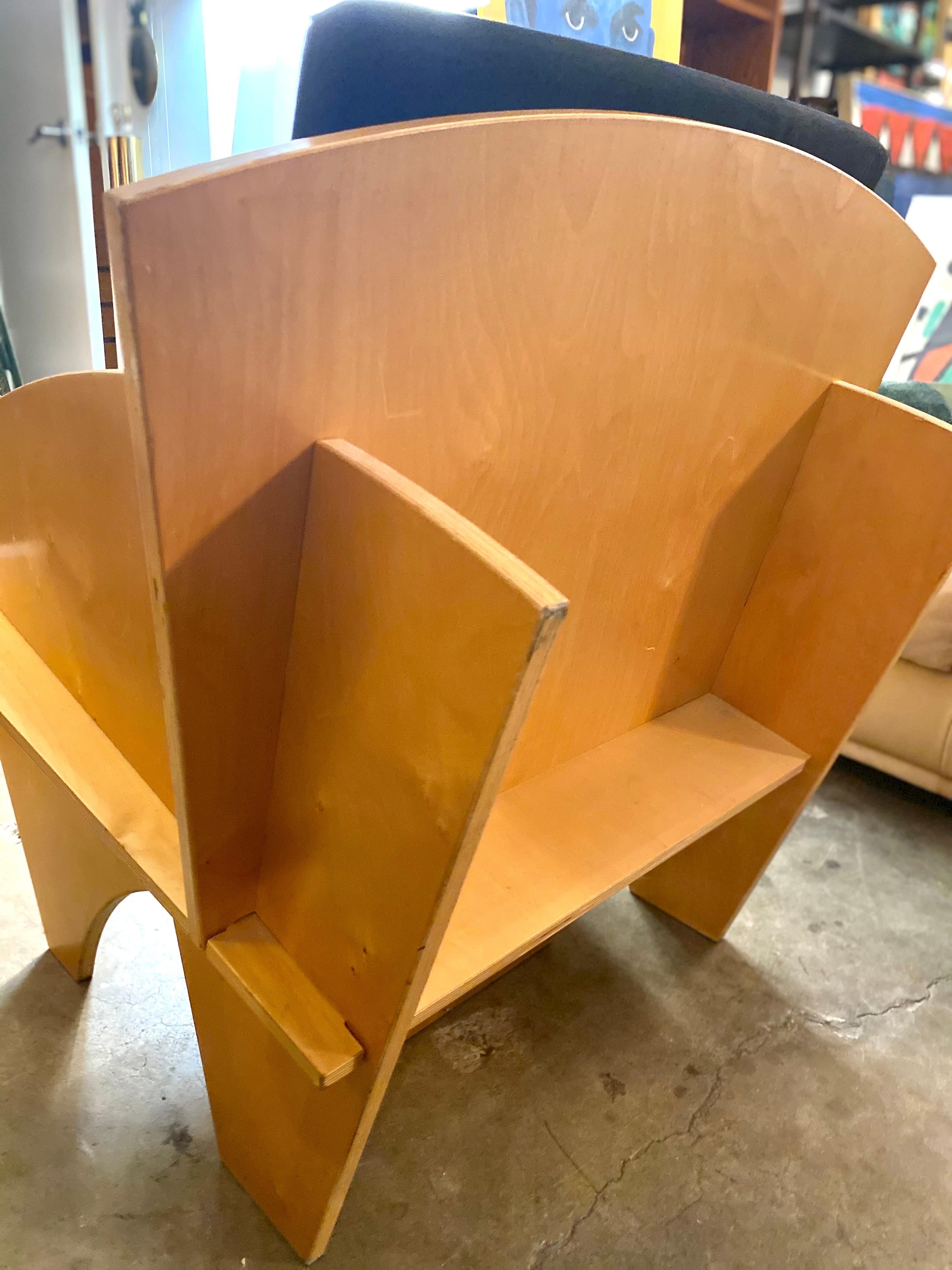 1970s Puzzle Chair Made of Birch Plywood at 1stDibs