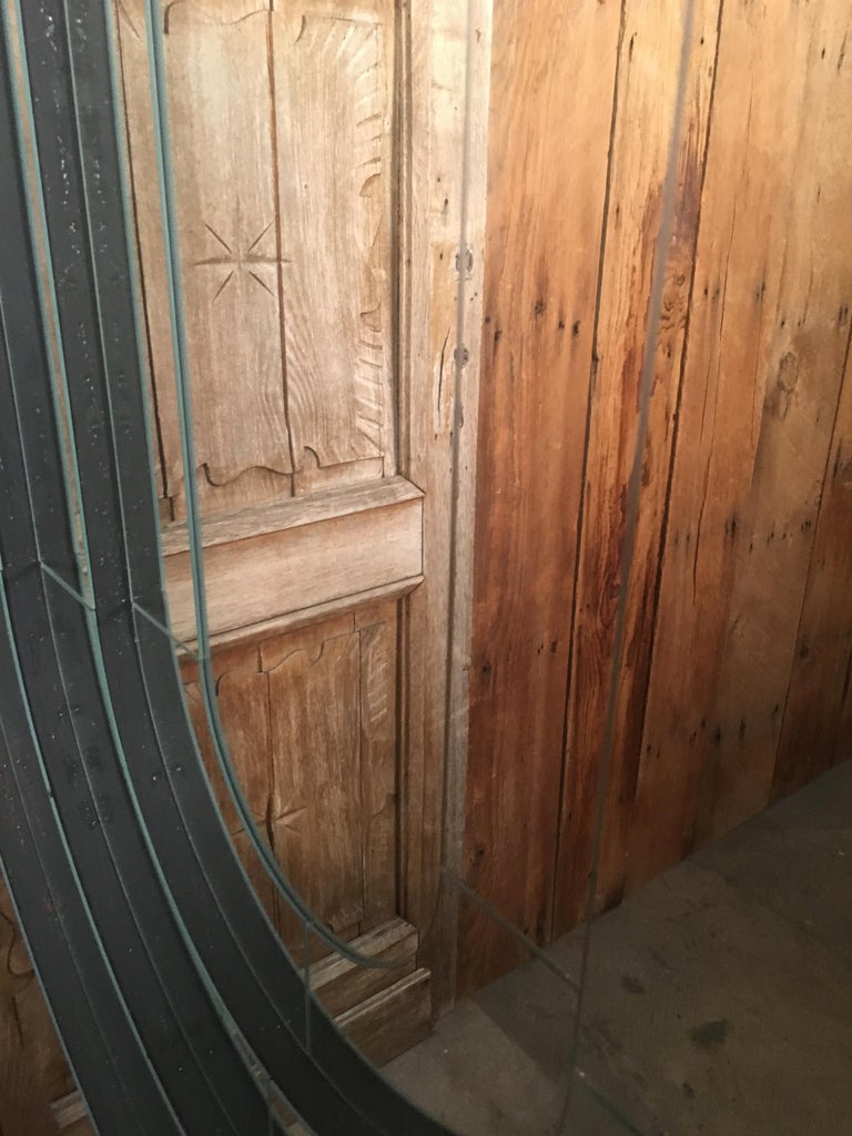 1970s Race Track Mirror at 1stDibs