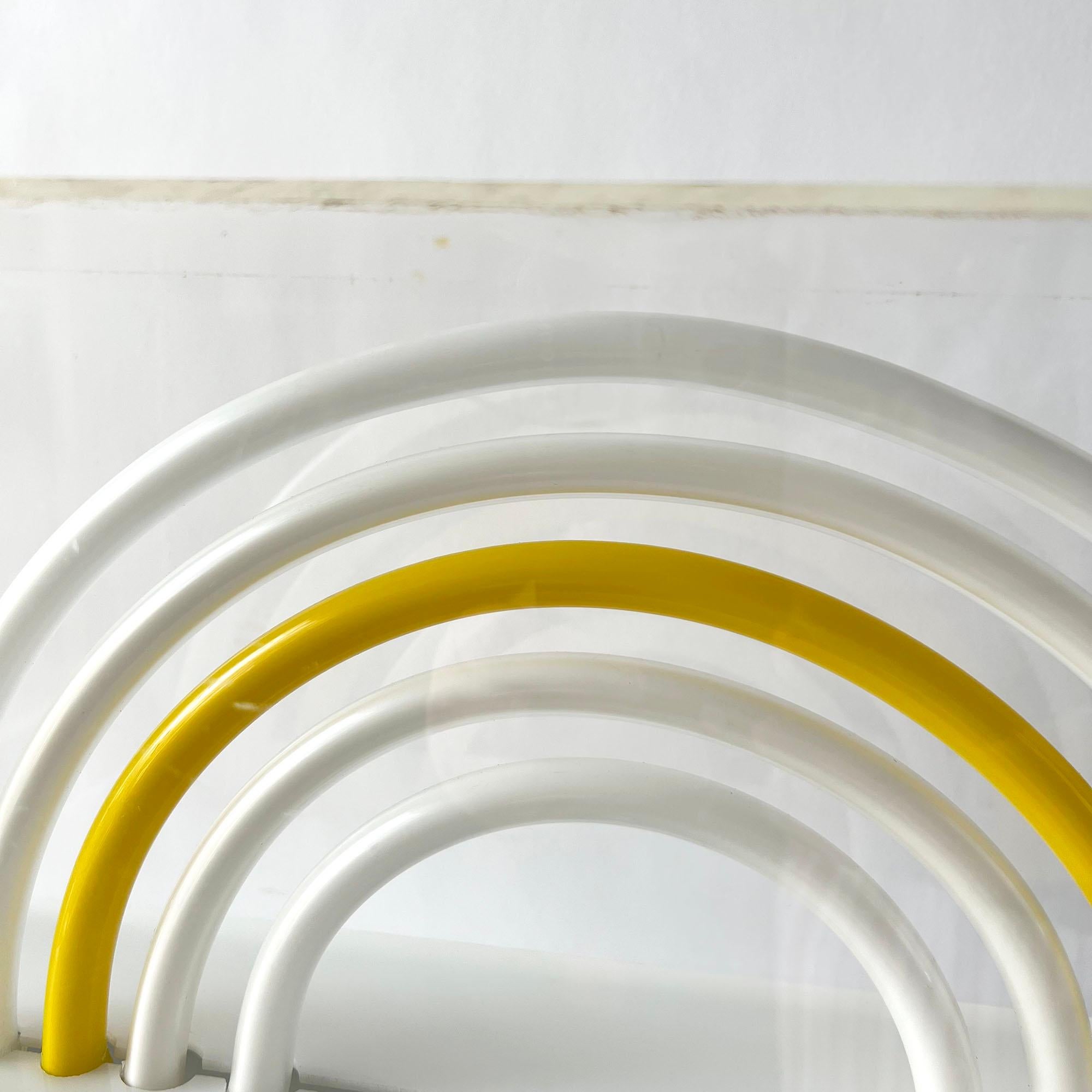 1970s Rainbow Neon Plexiglass Pop Art Sculpture at 1stDibs