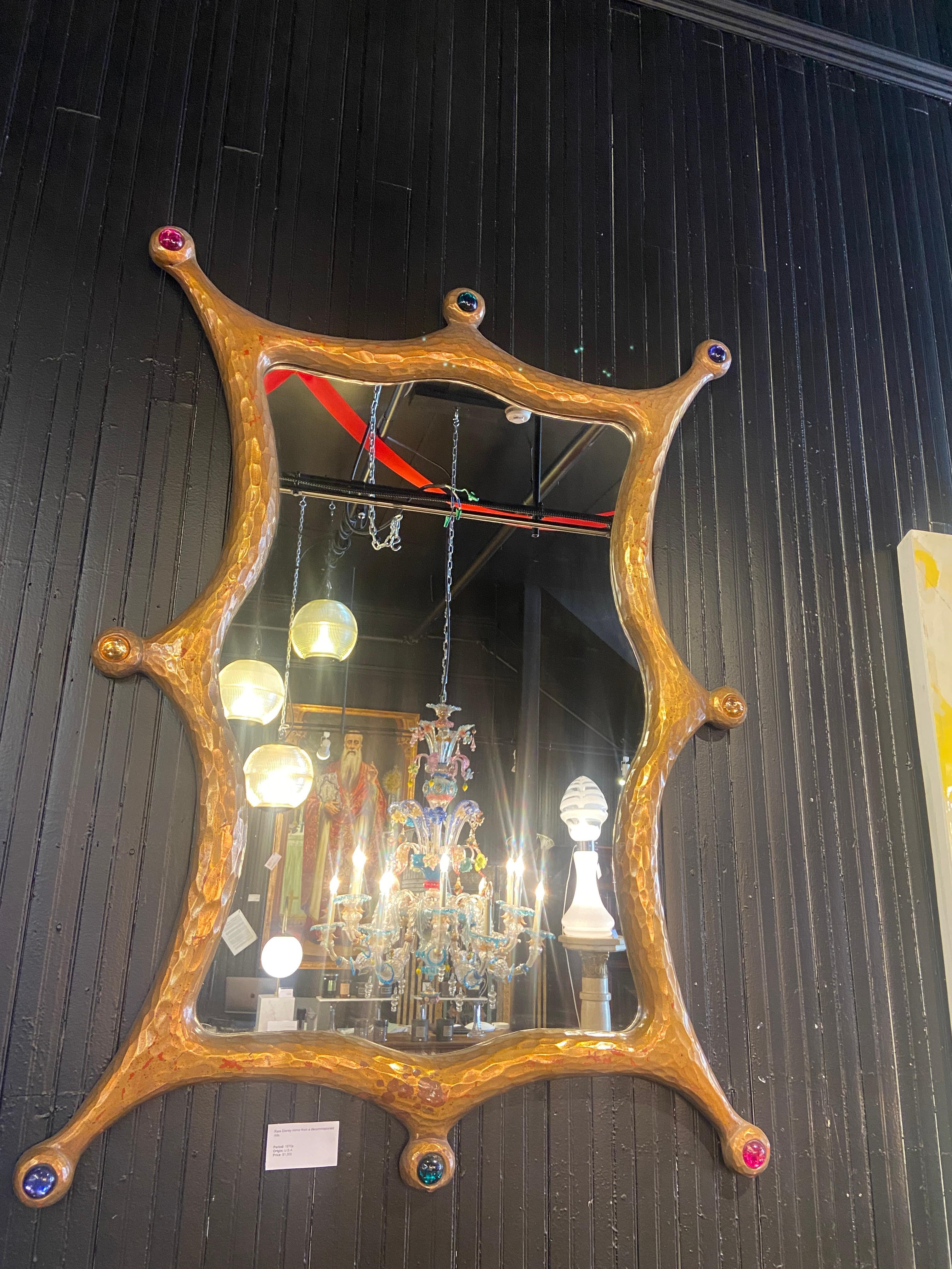 1970's Rare Disney Mirror from Decommissioned Disneyland Ride For Sale ...