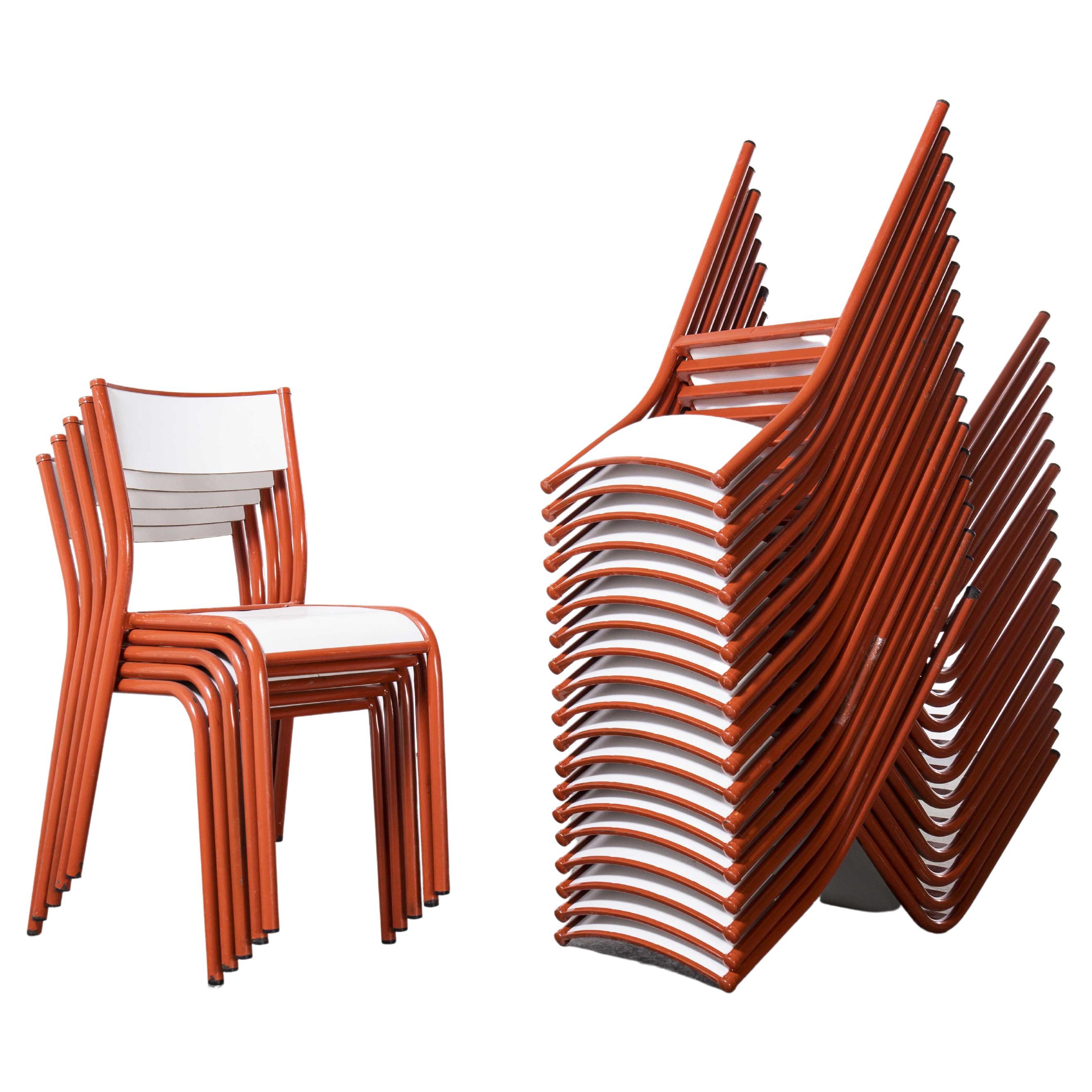 1970's Yellow Mullca Stacking Dining Chair, Set of Twenty Four For Sale ...