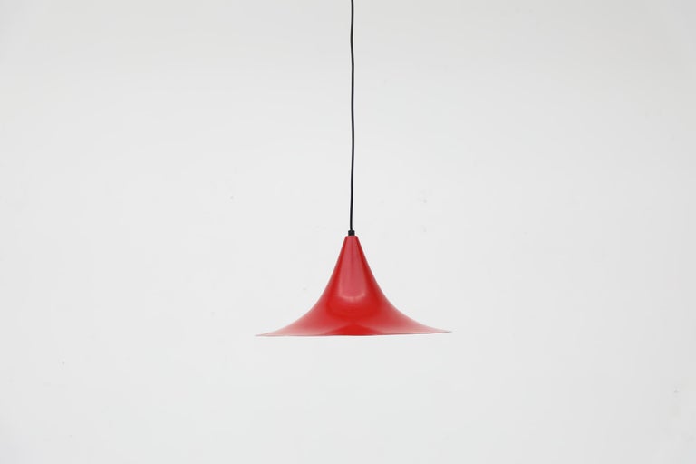 1970s Red 'Witch Hat' Pendant Inspired by Fog and Morup For Sale at 1stDibs