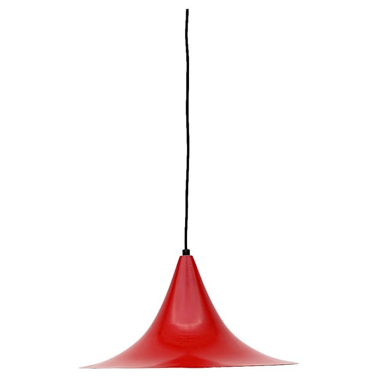 1970s Red 'Witch Hat' Pendant Inspired by Fog and Morup For Sale at 1stDibs