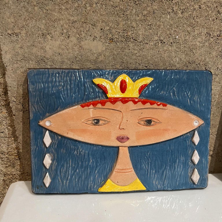 1970s Regal His and Her Italian Wall Tile Set Hand Paint Giovanni de Simone Italy For Sale at ...