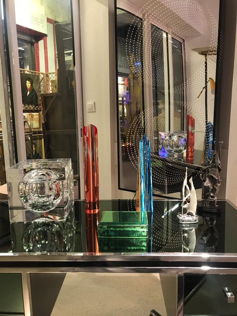 1970s Resin Obelisk by Pierre Giraudon at 1stDibs