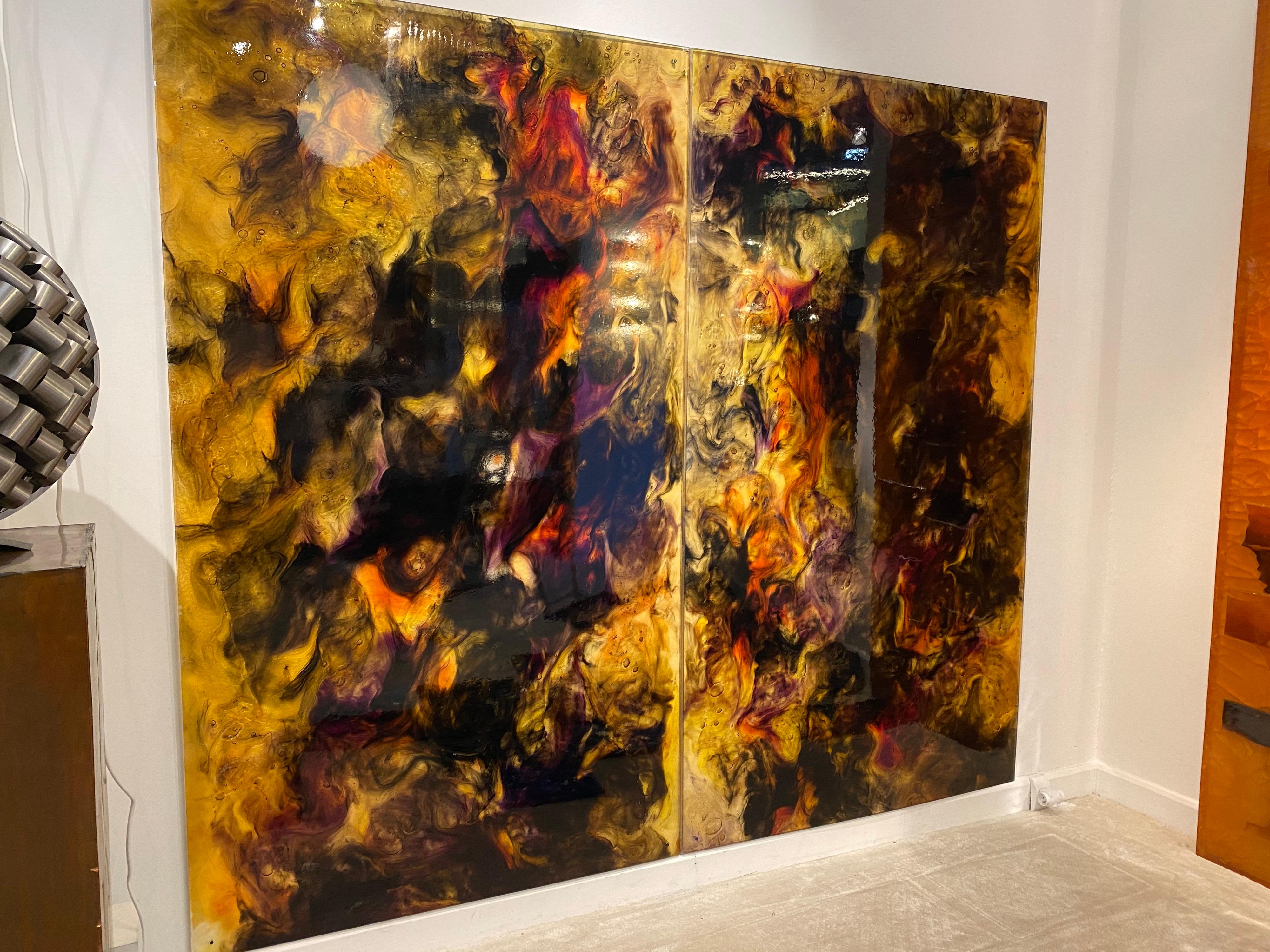 1970s Resin Wall Panel at 1stDibs | resin panels for sale