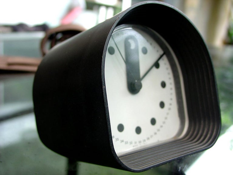 1970s Ritz Italora Original Table Clock by Joe Colombo Optic Art For ...