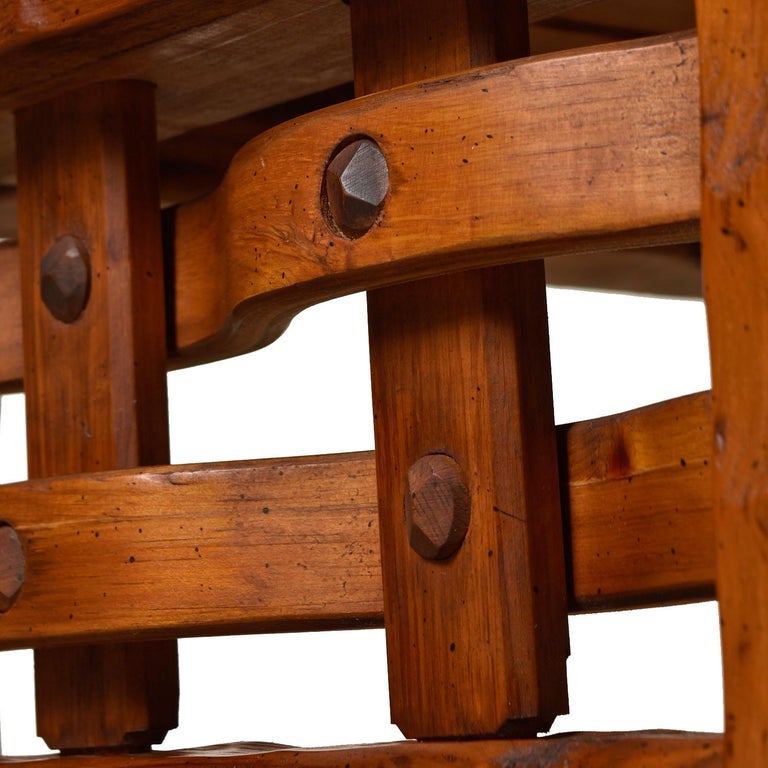 1970's Rustic Modern Solid Knotty Pine Lodge Style End Table by Null For Sale at 1stDibs | lodge ...