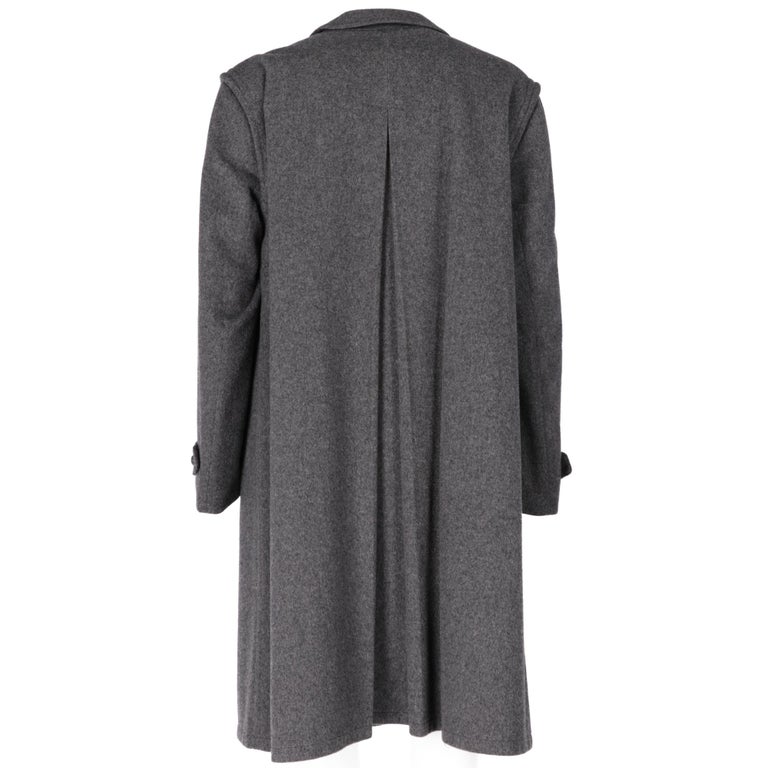 1970s Salko Loden Grey Wool Coat at 1stDibs | salko furniture dressing