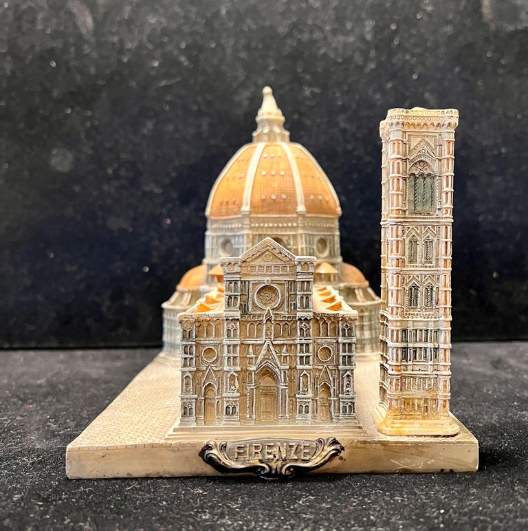 1970's Scale Model of "Il Duomo De Firenze" in Resin Italian Church For ...
