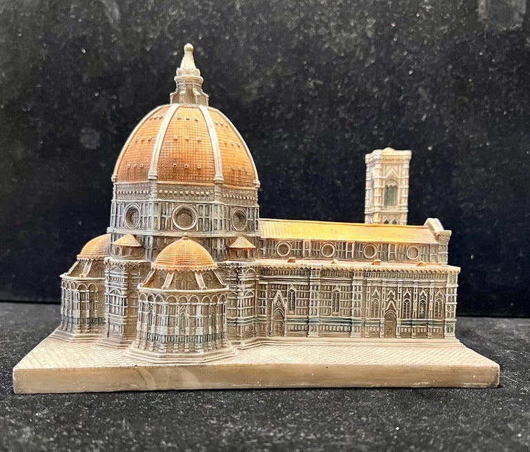 1970's Scale Model of "Il Duomo De Firenze" in Resin Italian Church For ...