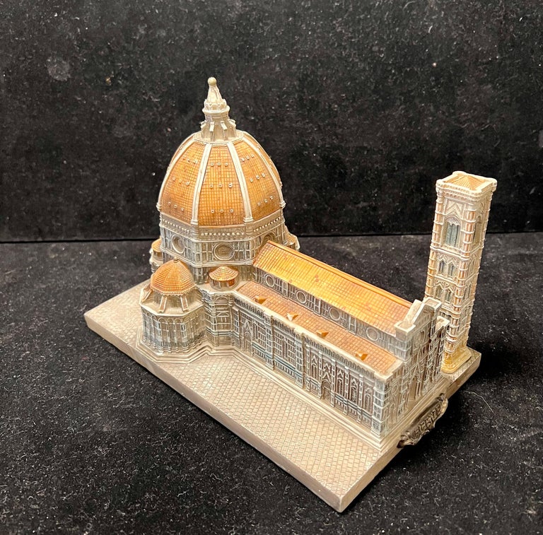 1970's Scale Model of "Il Duomo De Firenze" in Resin Italian Church For ...