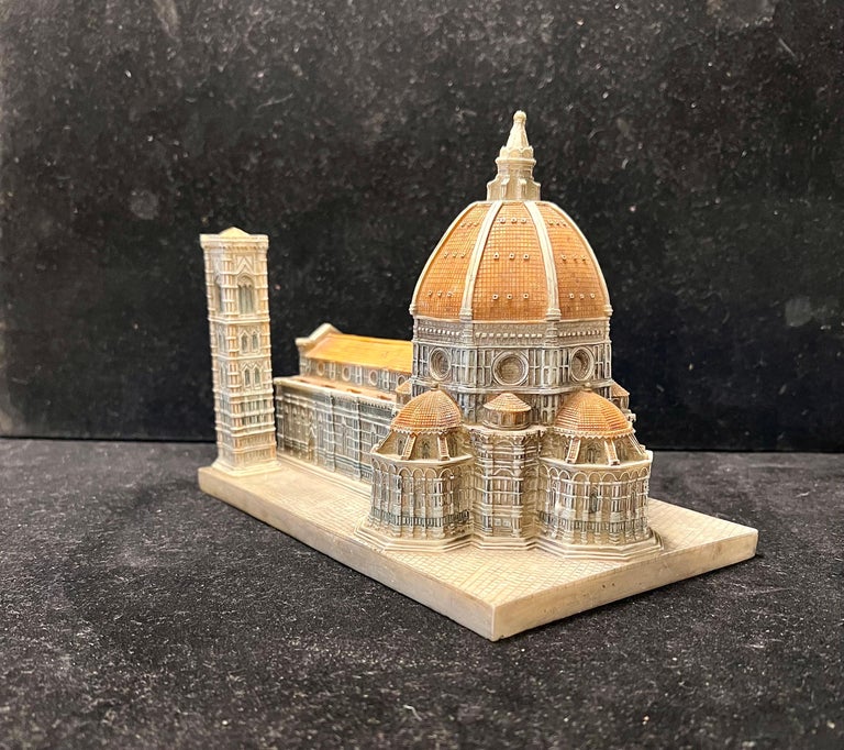 1970's Scale Model of "Il Duomo De Firenze" in Resin Italian Church For ...