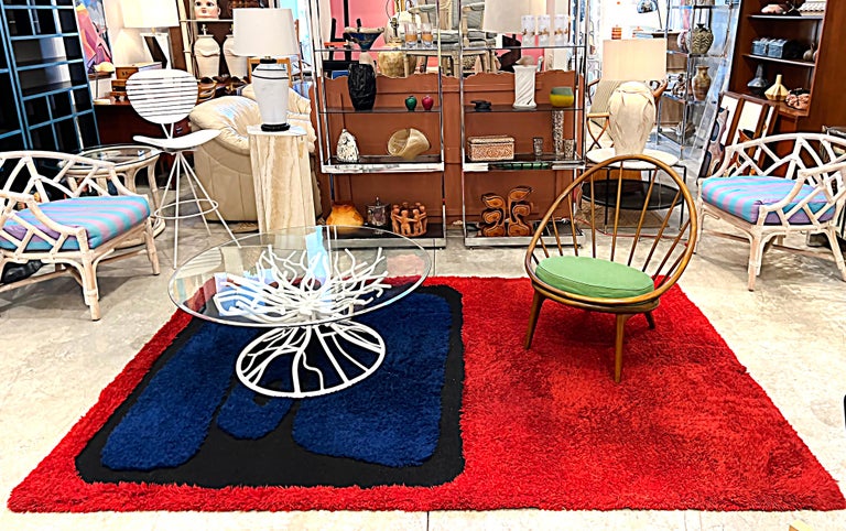 1970s, Sculpted Japanese Carpet Rug Inspired by Rothko For Sale at 1stDibs