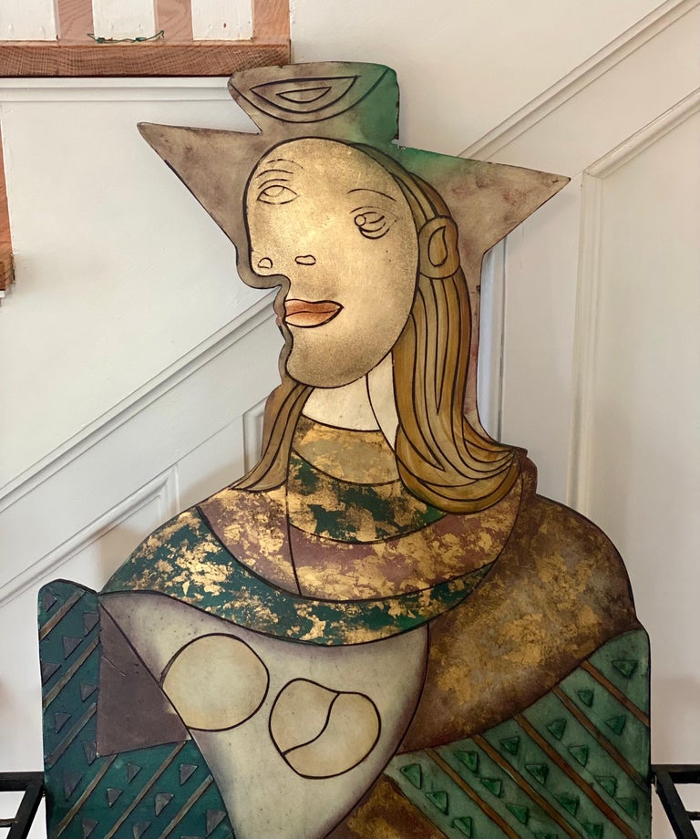 1970s Sculptural Picasso Style Bentwood and Steel Armchairs – a Pair ...