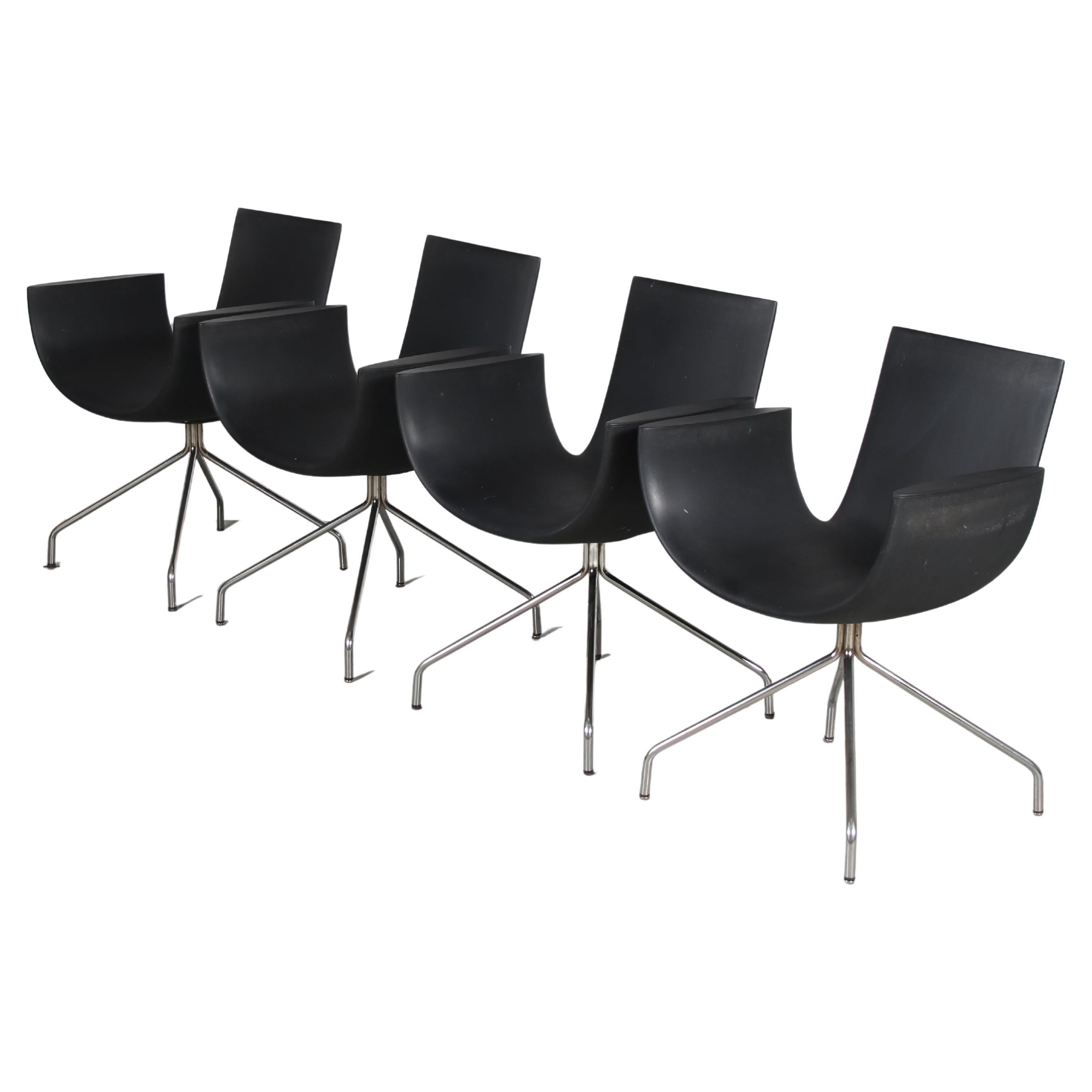 1970s Set of 4 “Noa Spider” Chairs by Marcello Ziliani for Sintesi ...