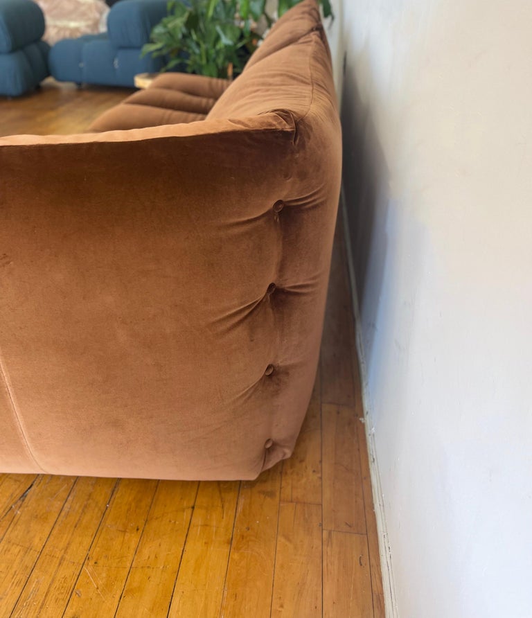 1970s Seven Salotti 'Zozo' Vintage Modular 5 Pieces Sectional Sofa at ...