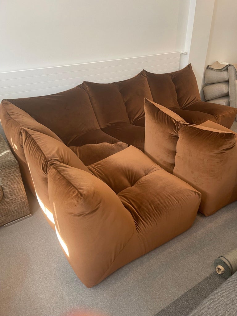 1970s Seven Salotti 'Zozo' Vintage Modular 5 Pieces Sectional Sofa For ...