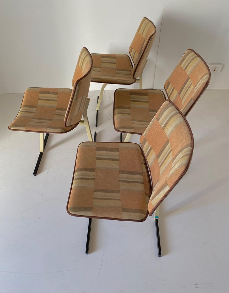 Vintage Dining Room Set, Giovanni Offredi for Saporiti, Italy 1970's at ...
