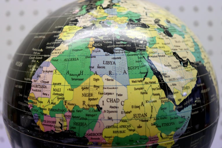 1970s Space Age Magnetic Floating Desktop Globe For Sale at 1stDibs